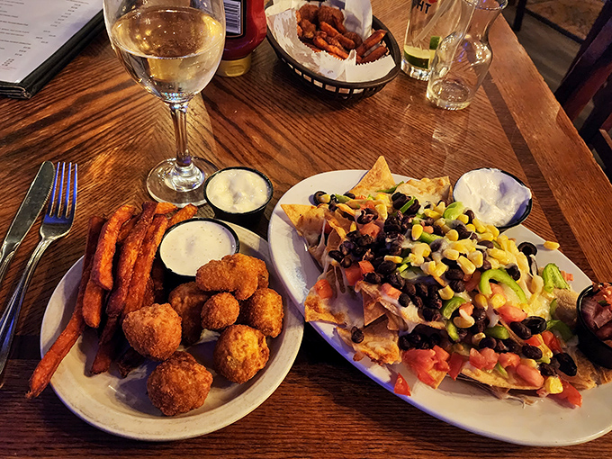 Loaded nachos and crispy appetizers create the perfect shareable spread &ndash; though you might find yourself reluctant to share once you've had a taste.