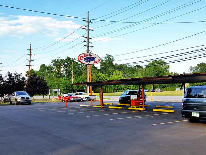 More than just a place to leave your car &ndash; Eddie's lot is where vehicles become conversation starters and dinner companions.