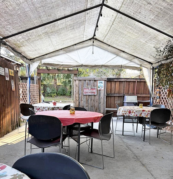 Florida sunshine and fresh air add the perfect finishing touch to an already exceptional meal experience.