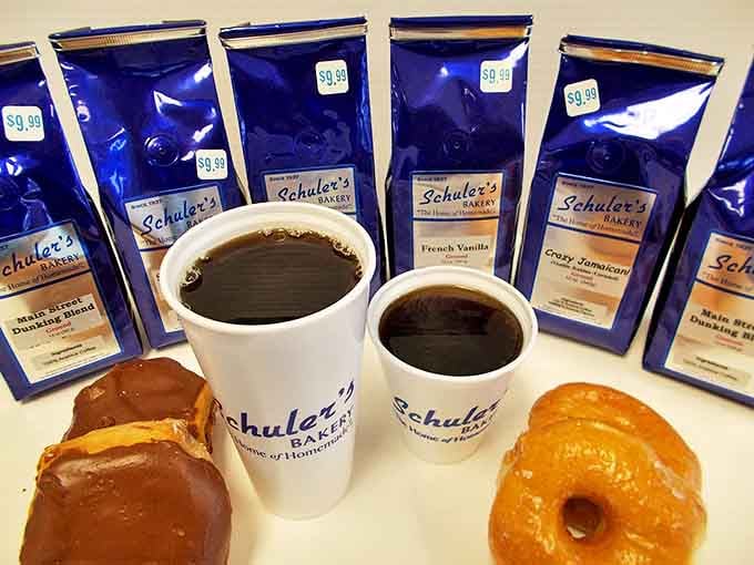 Coffee and donuts: the breakfast of champions, the mid-morning pick-me-up, the afternoon delight – Schuler's perfects this timeless pairing with house-roasted beans.