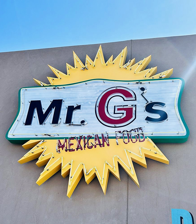 The iconic Mr. G's sign bursts like a yellow sun against the Arizona sky &ndash; a beacon of flavor that locals have followed for generations.