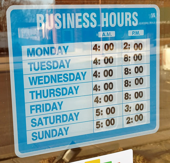 Those unusual hours aren't a mistake&mdash;they're perfectly calibrated to the rhythm of small-town life, from farmers to families.