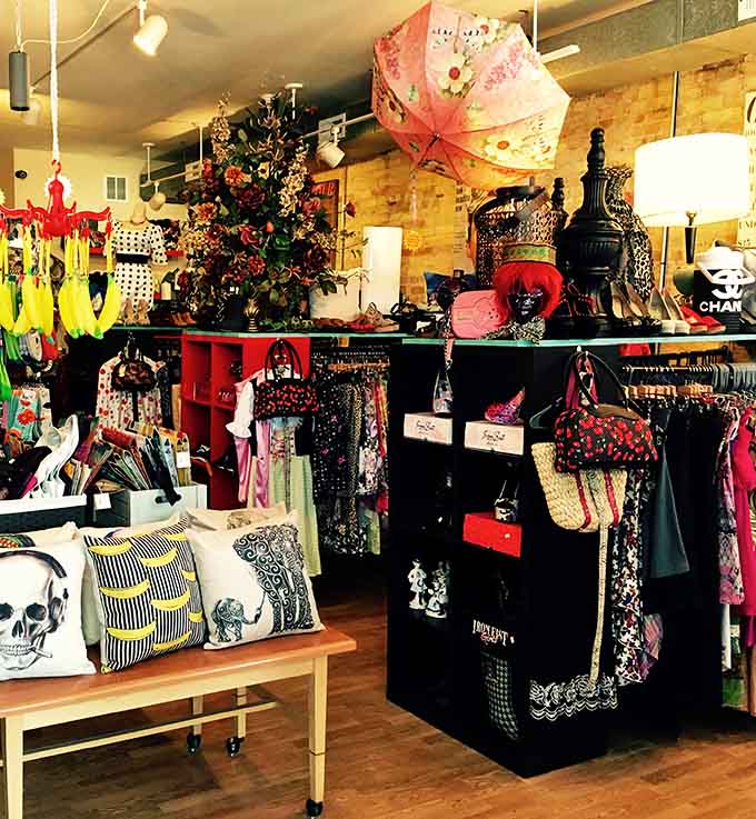 The store's layout invites exploration, with displays that suggest possibilities rather than just presenting products for purchase.