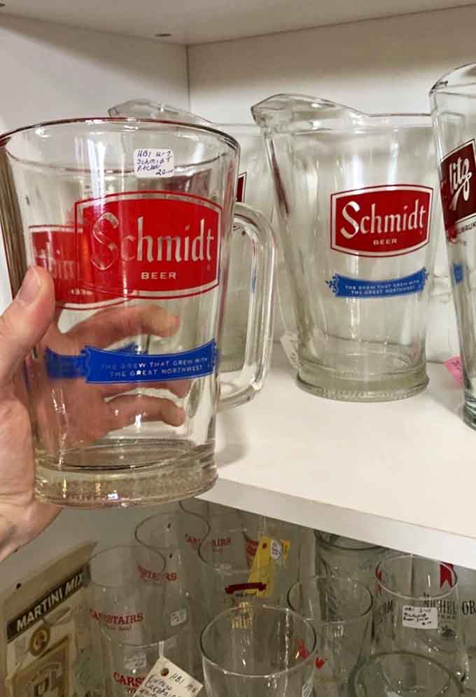 Vintage beer glasses remind us that even our grandparents' generation knew the importance of drinking from proper glassware.