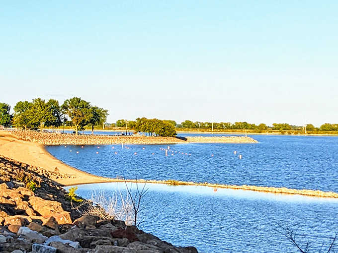 The expansive view of Carlyle Lake reminds visitors that sometimes the best beaches aren't on any coastline at all &ndash; they're hidden in the heartland.