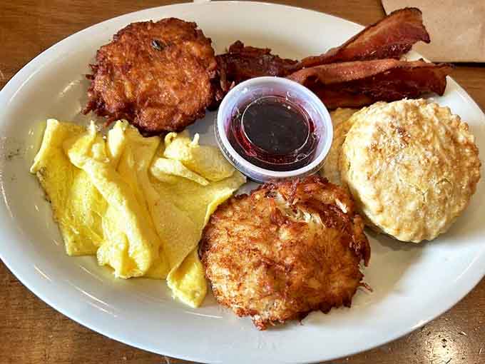 This breakfast plate doesn't just feed your body &ndash; it nourishes your soul with perfectly executed morning classics that grandmother would approve.