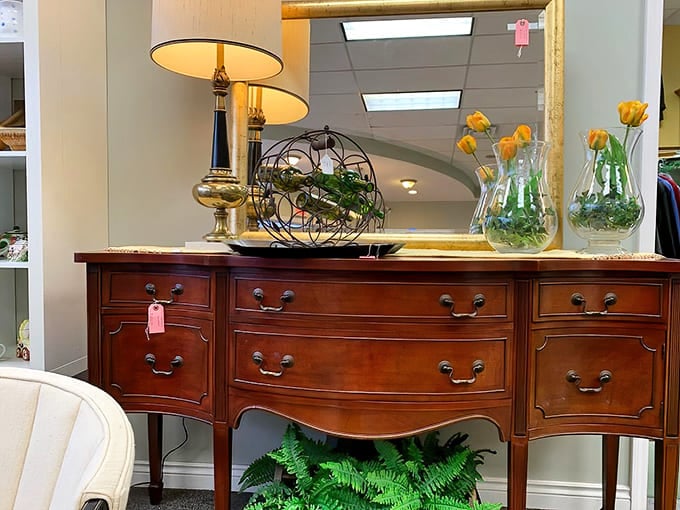 This isn't just any sideboard &ndash; it's a statement piece waiting to transform someone's dining room from ordinary to extraordinary.