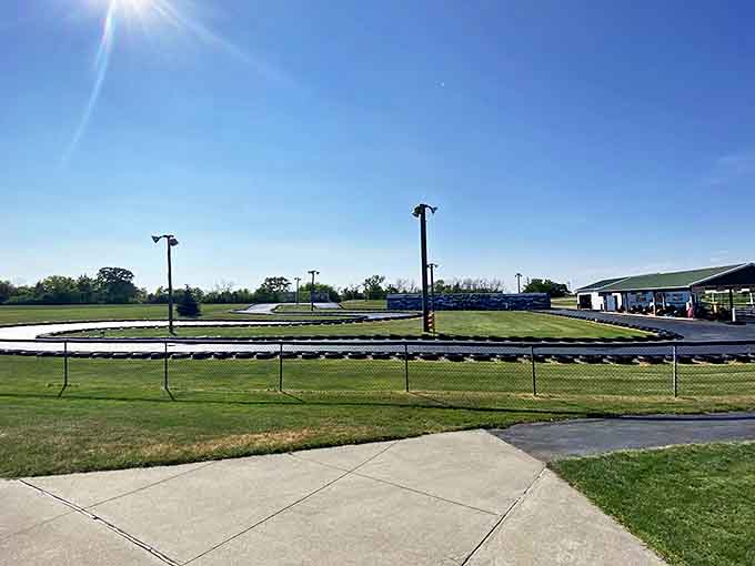 The go-kart track awaits its next victims&mdash;er, drivers. Where else can you legally cut off your relatives while traveling at speeds that feel much faster than they actually are?