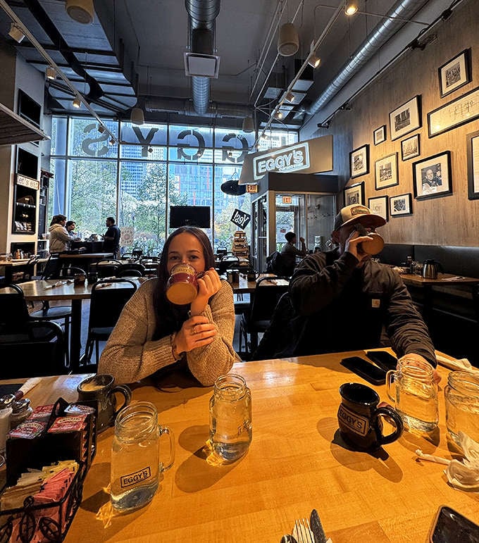 Nothing beats sharing a leisurely breakfast with good company, especially when the coffee keeps flowing and the food keeps impressing.