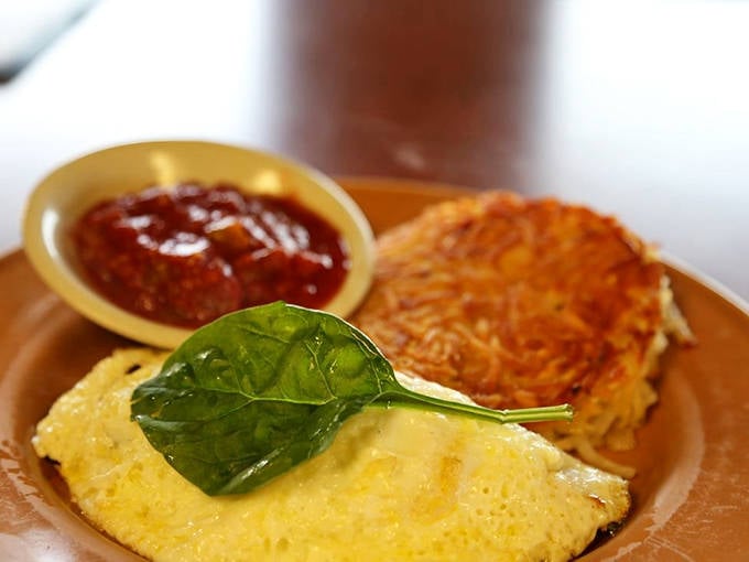 This golden omelet shares the plate with crispy hash browns&mdash;a breakfast duo that has launched countless good days across Minnesota.