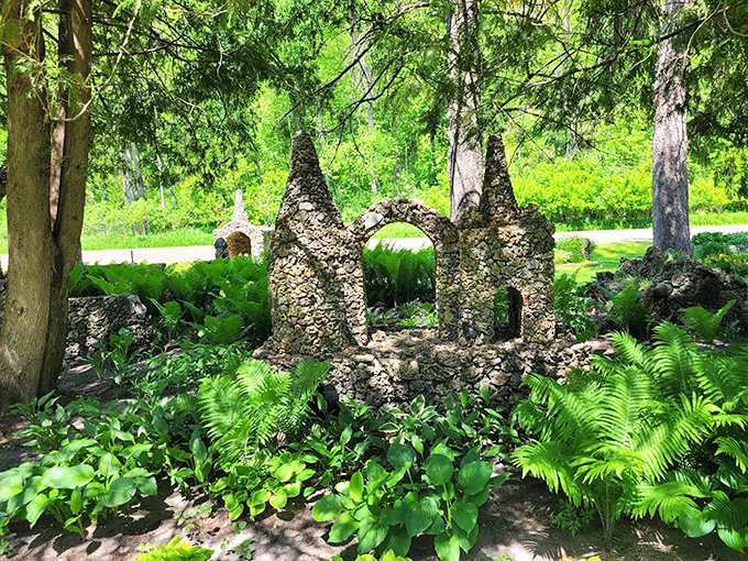 Stone castles and arches transport visitors to an imaginary realm &ndash; Minnesota's own miniature Stonehenge with Midwest charm.