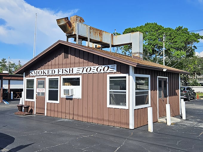 This unassuming building houses the magic &ndash; where fish transforms from ordinary to extraordinary through the patient application of oak smoke.