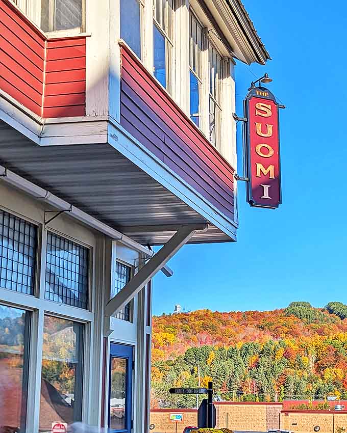 Outside Suomi's windows, Michigan's autumn puts on a spectacular show of colors &ndash; nature's perfect backdrop for hearty Finnish-American cuisine.