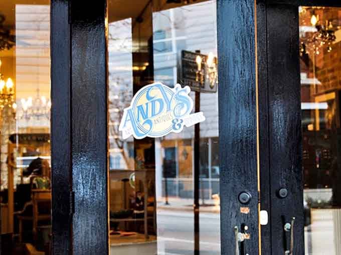 The entrance to Andy's promises adventure beyond its threshold. Each visit guarantees discoveries you never knew you needed.