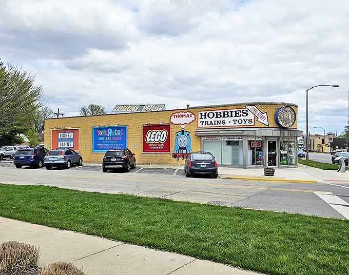 The full exterior view reveals a destination worth seeking out, where parking is easy and adventures are guaranteed.