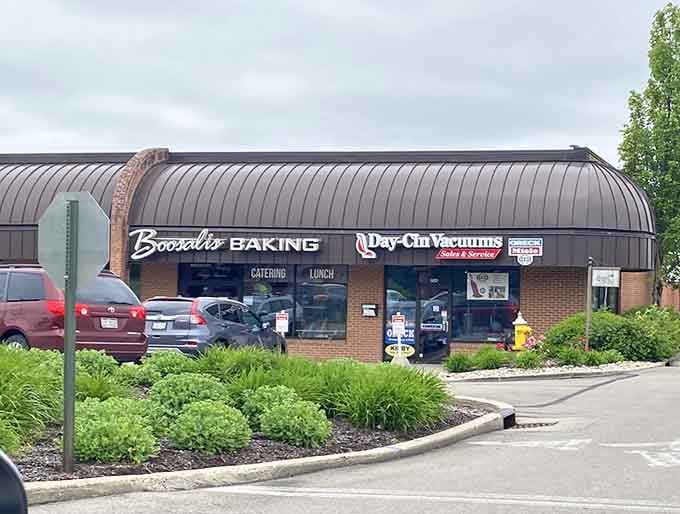 The building sits quietly in its strip mall location, humble on the outside but harboring serious baking talent within those walls.