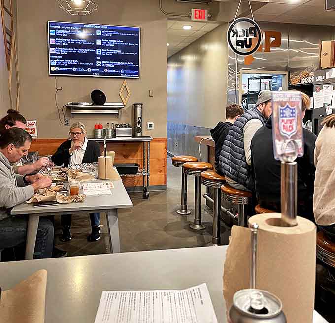 A dining room filled with the happy murmur of people discovering that yes, chicken can actually taste this good.