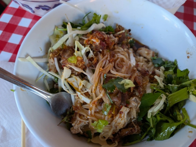 A colorful Vietnamese-inspired noodle salad that proves this kitchen excels at dishes from throughout Southeast Asia.