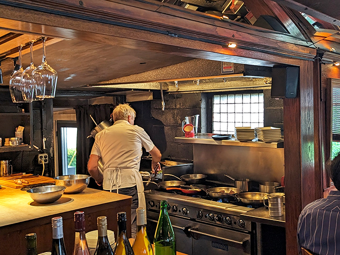Where culinary dreams come true – T.J. Buckley's chef transforms Vermont's finest ingredients into memorable meals in this intimate kitchen space.