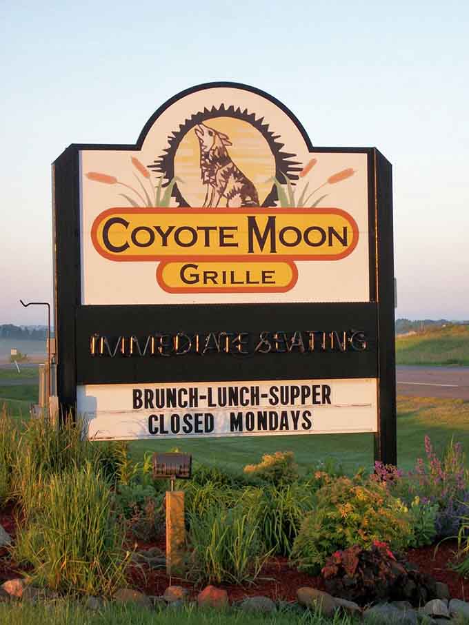 The sign welcomes hungry travelers to a destination that's become legendary for its prime rib and hospitality.