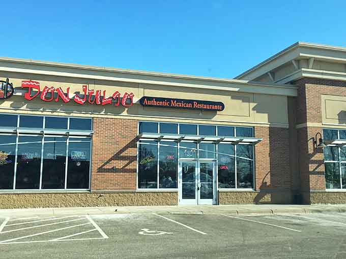 The exterior view reminding you exactly where to find your next great meal in Lino Lakes.