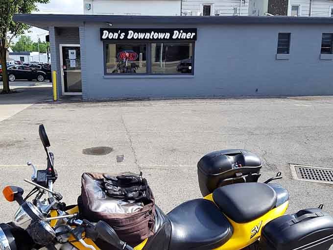 Even in snow, Don's Downtown Diner beckons like a warm lighthouse for hungry travelers. Some comfort foods taste even better when there's a chill in the air.