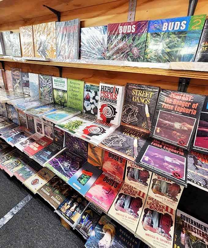 The specialized interest section covers substances from recreational to illicit, creating perhaps the most comprehensive drug literature collection outside a DEA library.