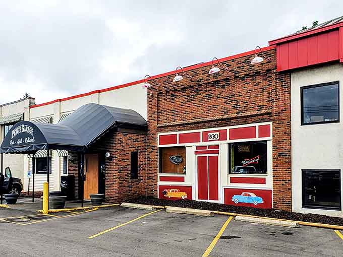 The exterior might be unassuming, but like any great garage, it's what's inside that counts &ndash; and this place is housing some serious culinary horsepower.