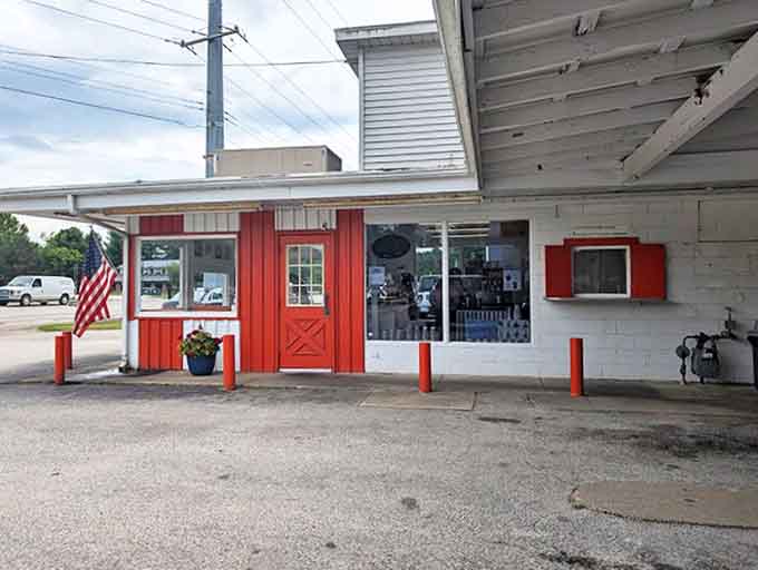 Those red doors don't just lead to a restaurant &ndash; they're a portal to a time when dining out was an event and car-hop service was the height of convenience.