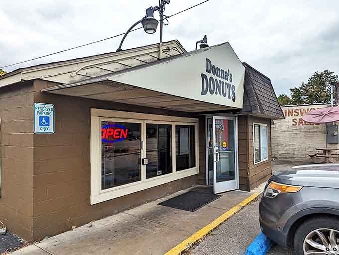 The entrance to donut nirvana &ndash; where calories don't count and diet plans go to die a gloriously sweet death.