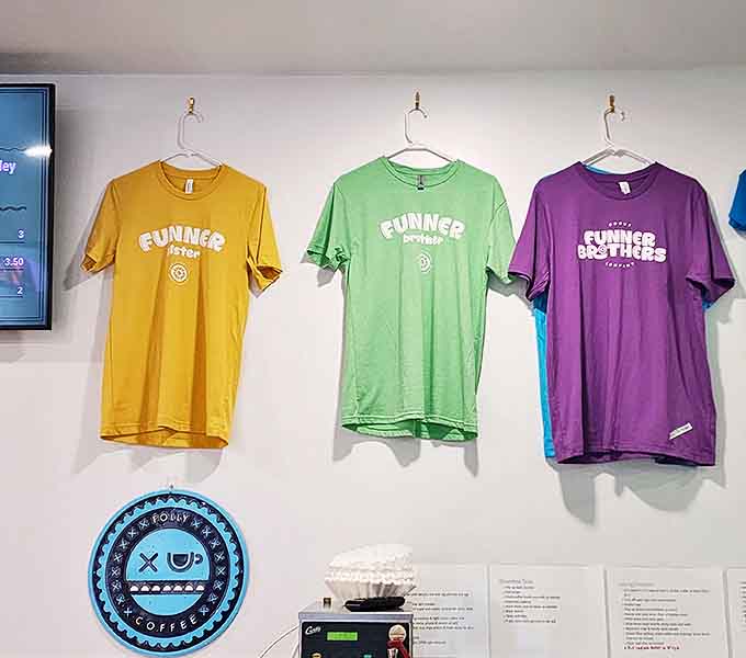 Merchandise: Wear your donut loyalty on your sleeve &ndash; literally &ndash; with these vibrant tees that scream "Yes, I have excellent taste in breakfast."