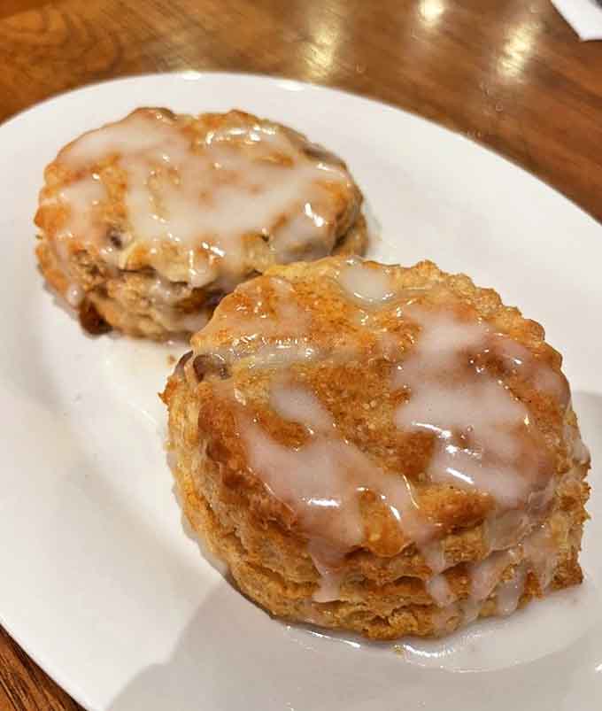 These iced cinnamon biscuits aren't just pastries &ndash; they're proof that even perfection can be improved with a generous drizzle of icing.