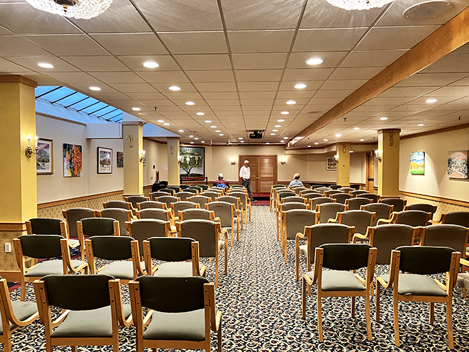 From concerts to conferences, the indoor event venue transforms to host gatherings both grand and intimate throughout the year.