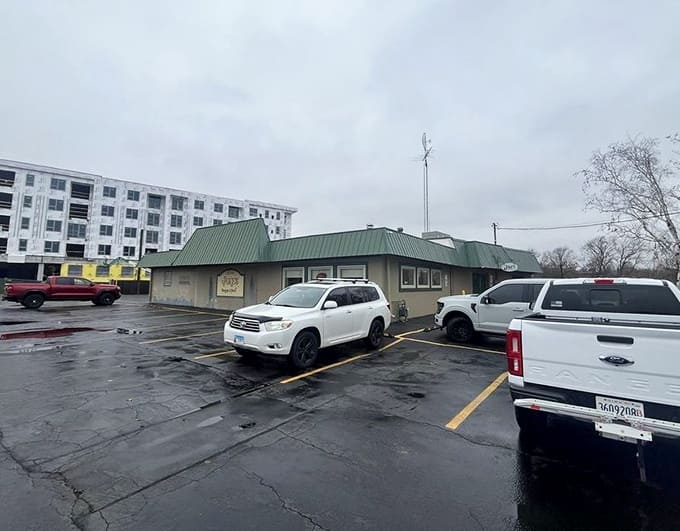 The parking lot fills up fast during peak hours, which tells you everything you need to know about Jake's well-deserved popularity.