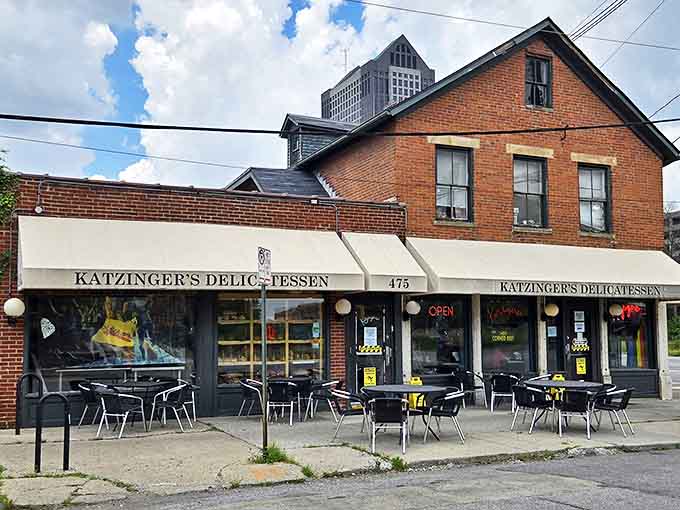 The perfect spot to savor your sandwich masterpiece while watching the world go by in charming German Village.