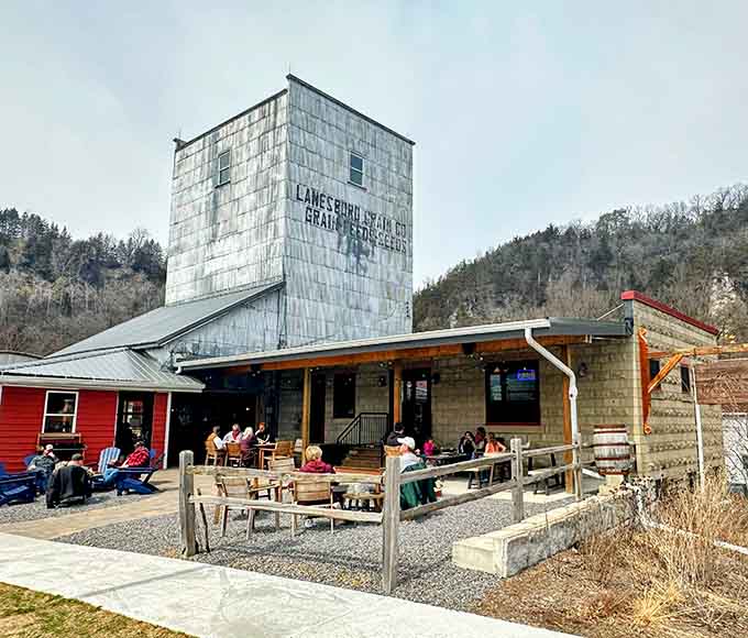 Where historic grain storage meets modern craft brewing, creating a space that honors the past while serving up the present, one pint at a time.