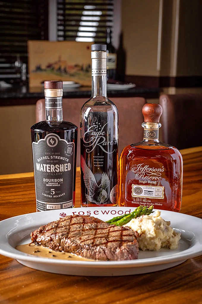 Behind every great steak is a selection of fine spirits &ndash; the bourbon trinity that turns an excellent meal into an unforgettable evening.