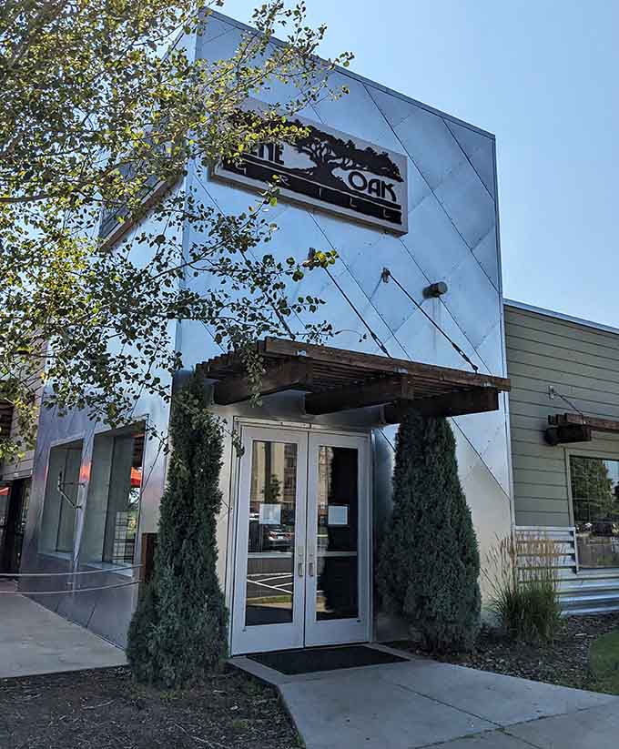 The entrance beckons with the promise of crispy wings, cold drinks, and a genuinely good time.