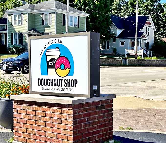 Not just a logo, but a promise &ndash; where coffee meets donut in perfect harmony, right in the heart of Oswego.