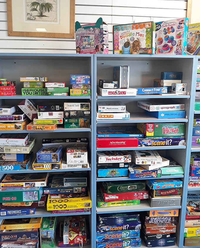 Board games and puzzles promise family entertainment without breaking the bank &ndash; most with all pieces intact, a thrift store miracle!