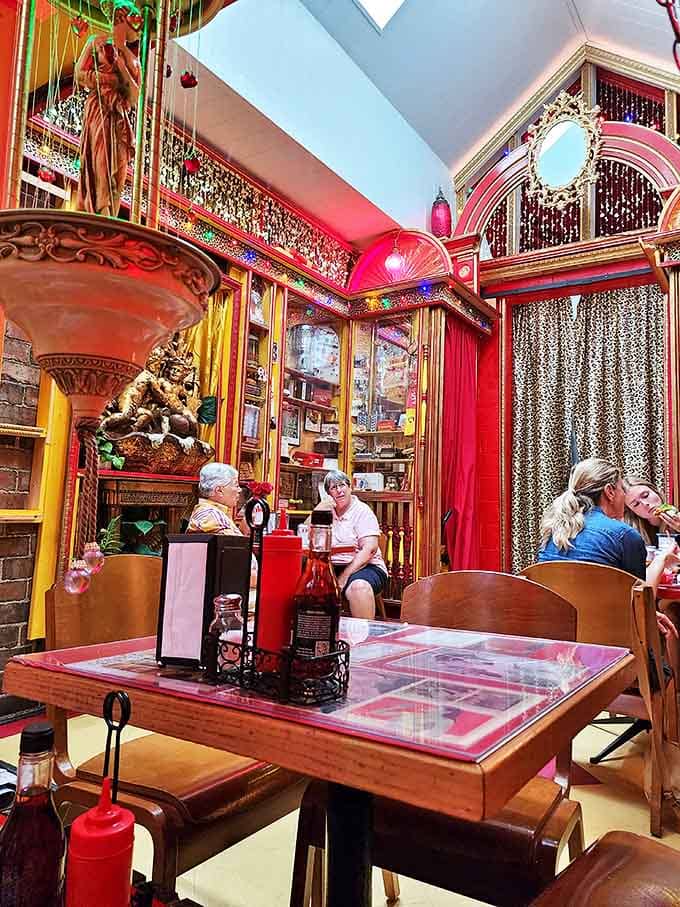 Conversations flow easily in this intimate space where strangers become friends over shared appreciation for creative toppings and hand-cut fries.