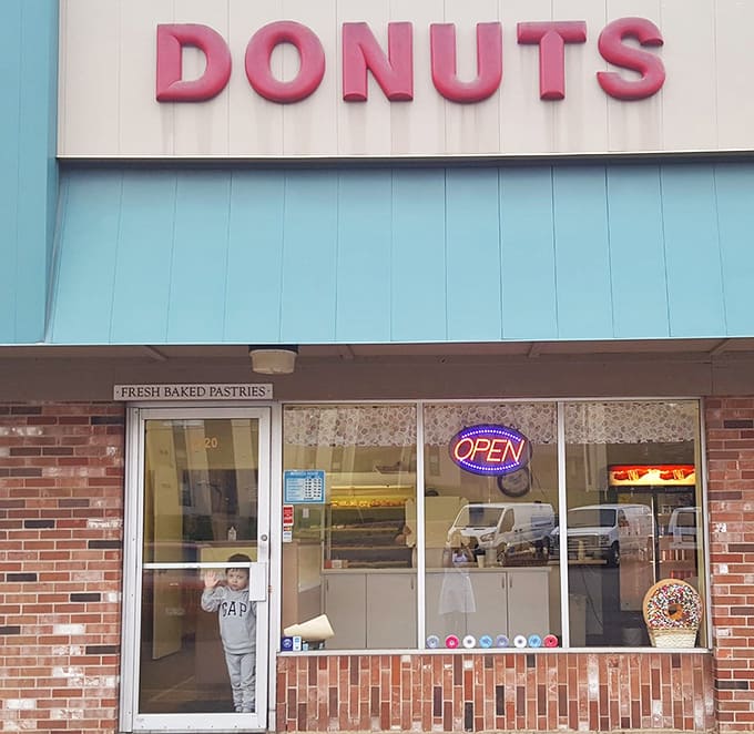 That simple entrance leads to extraordinary things, proving you can't judge a donut shop by its strip mall location.