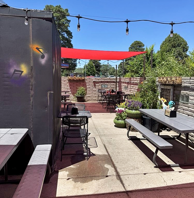 The outdoor patio offers a breath of fresh Arizona air between bites of Louisiana-inspired deliciousness.