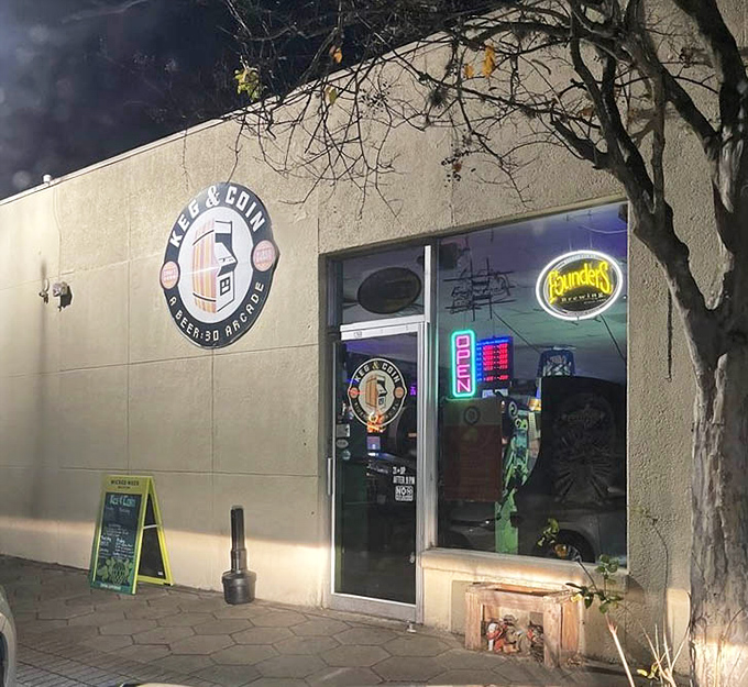 From the outside, this unassuming building gives little hint of the sensory wonderland waiting inside &ndash; Jacksonville's ultimate arcade bar experience.