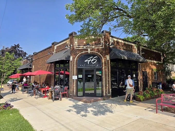 The charming storefront with its brick details and welcoming entrance practically begs you to come inside and see what buttery wonders await within.