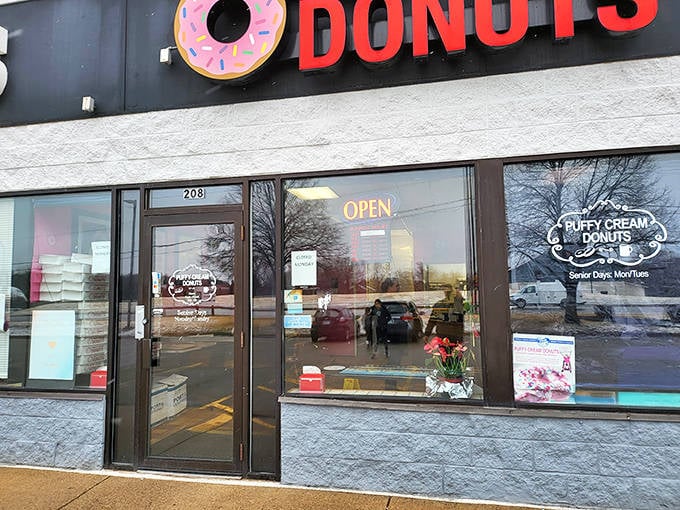 The gateway to paradise &ndash; where ordinary mortals enter and emerge as believers in the Church of Fried Dough.