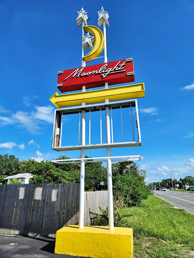 Under blue Florida skies, that moon and stars sign doesn't just advertise a restaurant&mdash;it promises a journey to simpler, sweeter times.