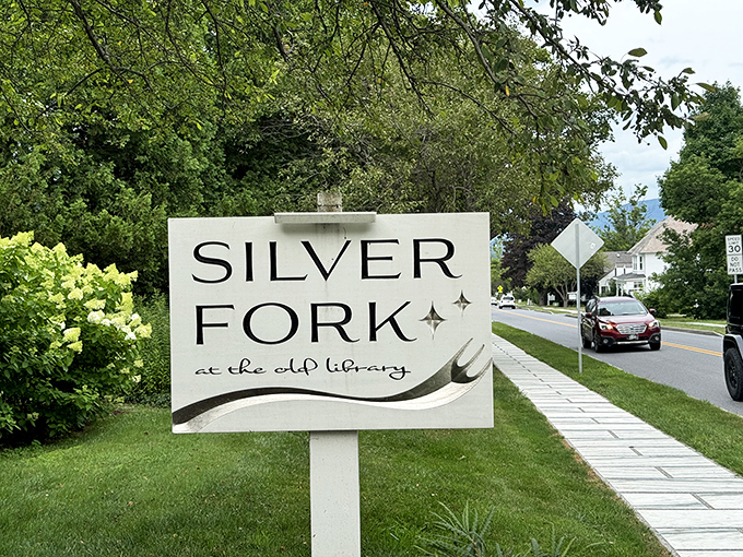 The unassuming sign outside gives little hint of the culinary treasures within &ndash; perhaps the best-kept secret in Manchester that locals hope you won't discover.