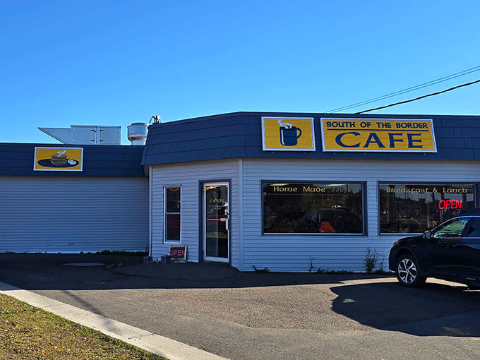 The exterior might be simple, but inside awaits some of the best breakfast food you'll find anywhere along Lake Superior's shore.