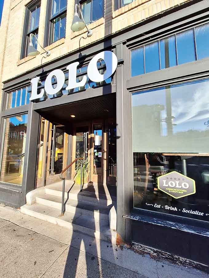 LoLo's clean contemporary design proves that new establishments can respect historic districts without resorting to faux-vintage aesthetics that fool absolutely nobody.